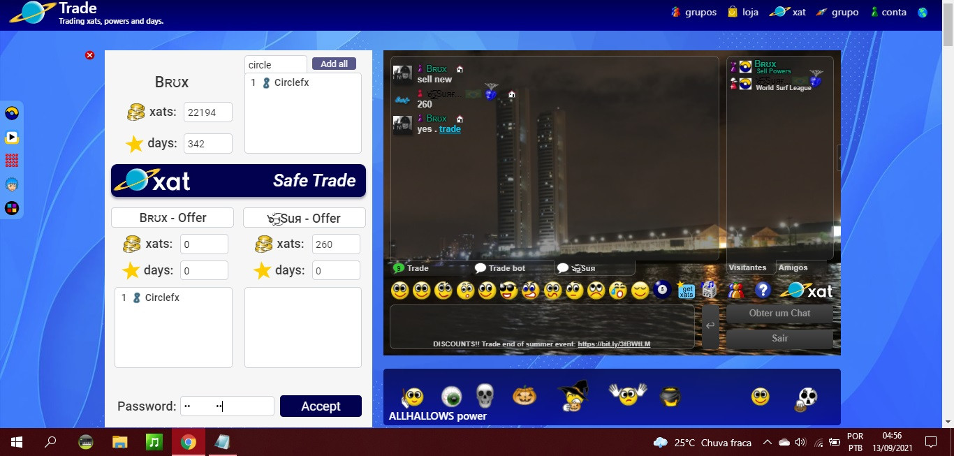 Trade End of Summer Event - Contests and Events - xat Forum