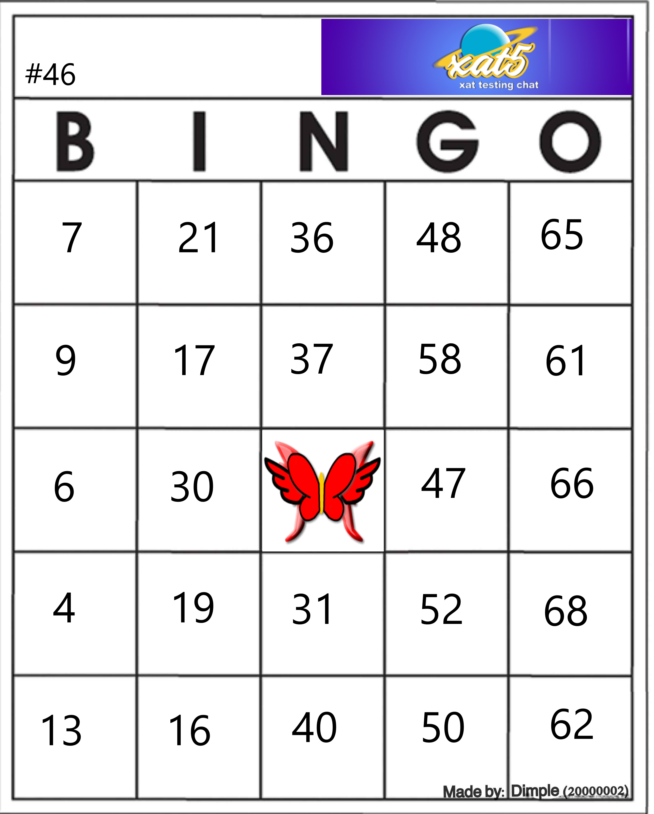 Christmas xat5 BINGO Event - Contests and Events - xat Forum