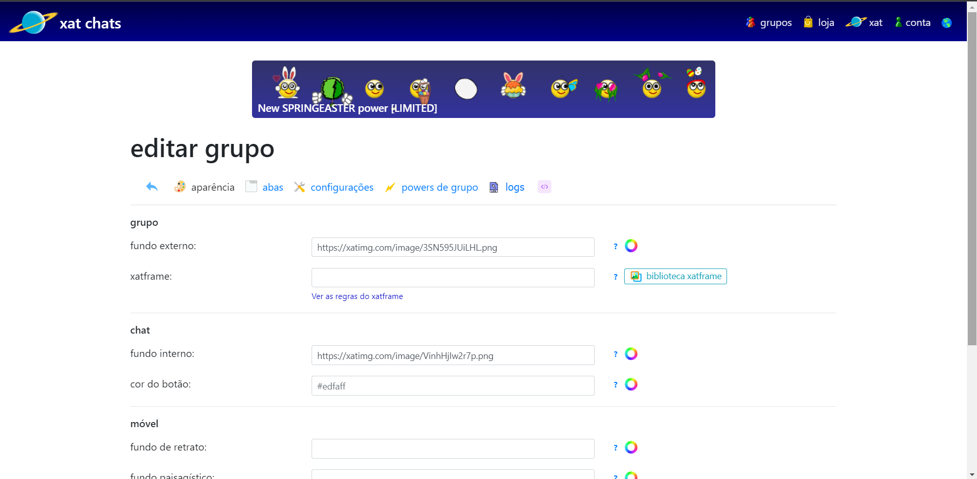 chat Logs - Suggestions - xat Forum