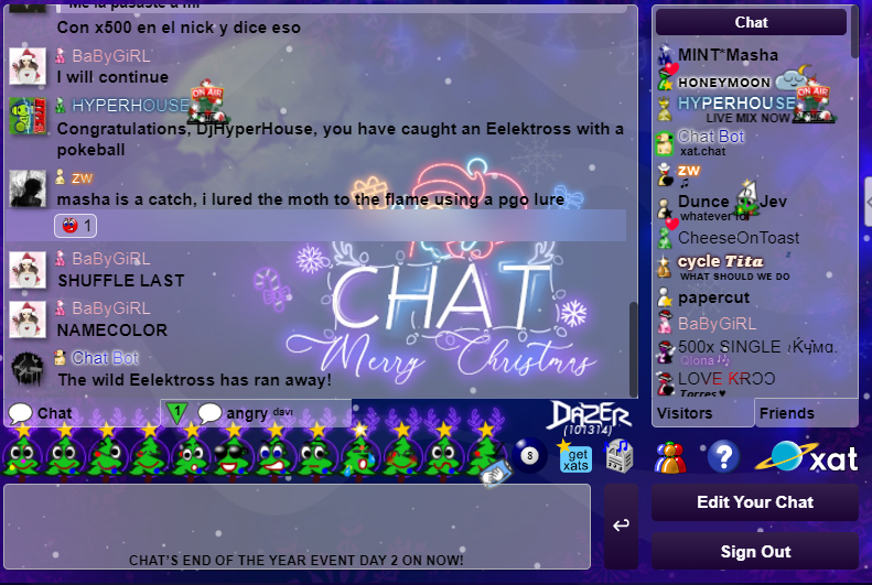 xat.com/Chat END OF THE YEAR EVENT [280,000 XATS PRIZEPOOL] - Page 2 ...
