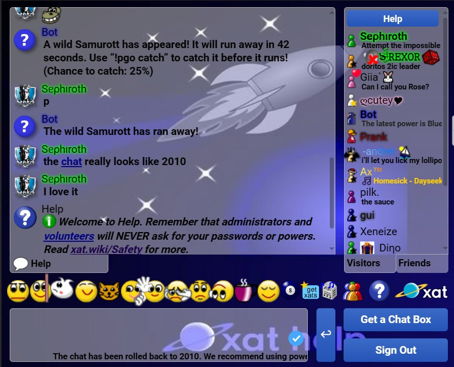 Help chat April Fools 2024 + #THROWBACK's - General Discussion - xat Forum